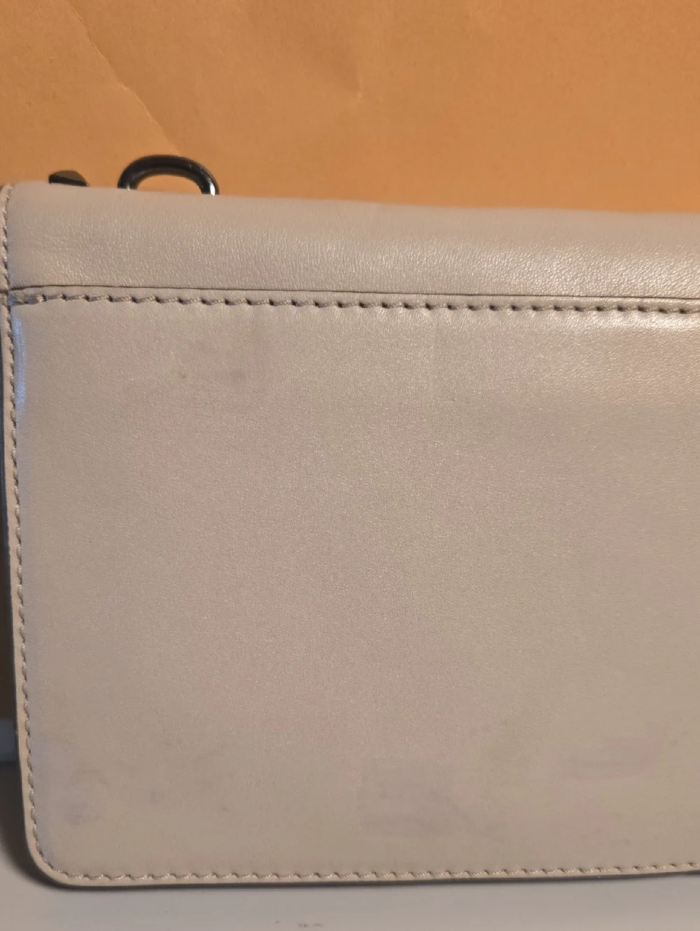 Michael Kors | Bags | Michael Kors Taupe Gray Studded Leather Crossbody ...